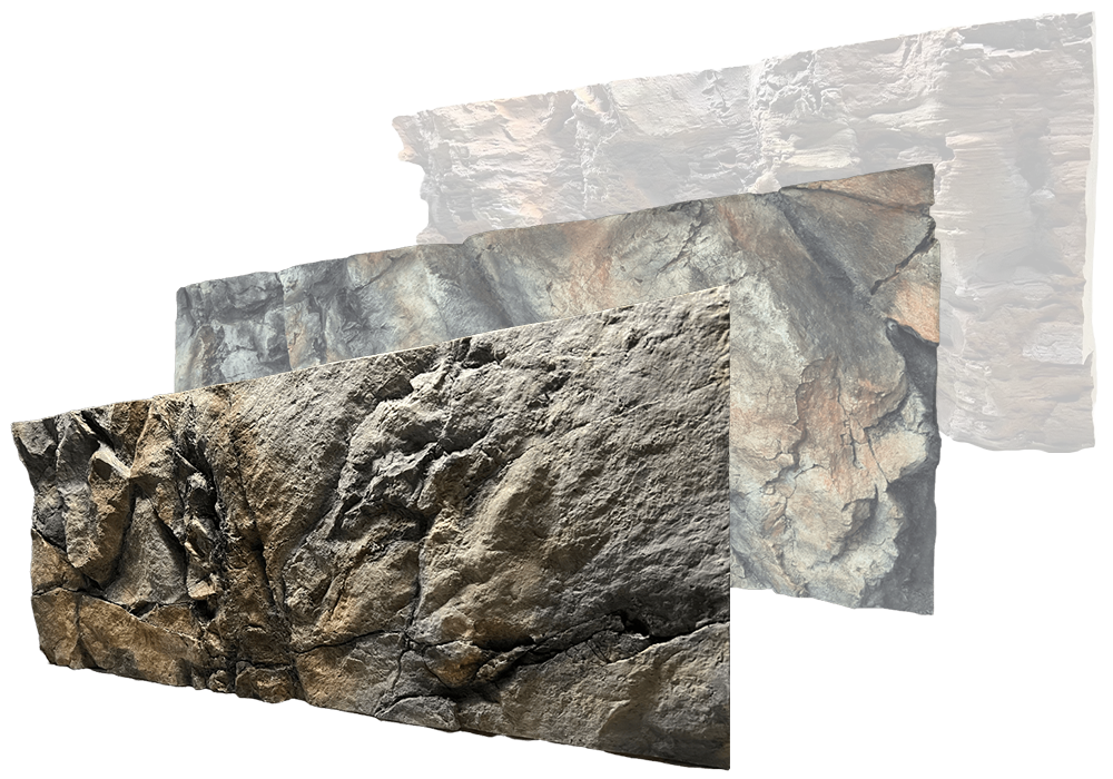 G Models - Slim Rocky Backgrounds | Aquadecor LLC
